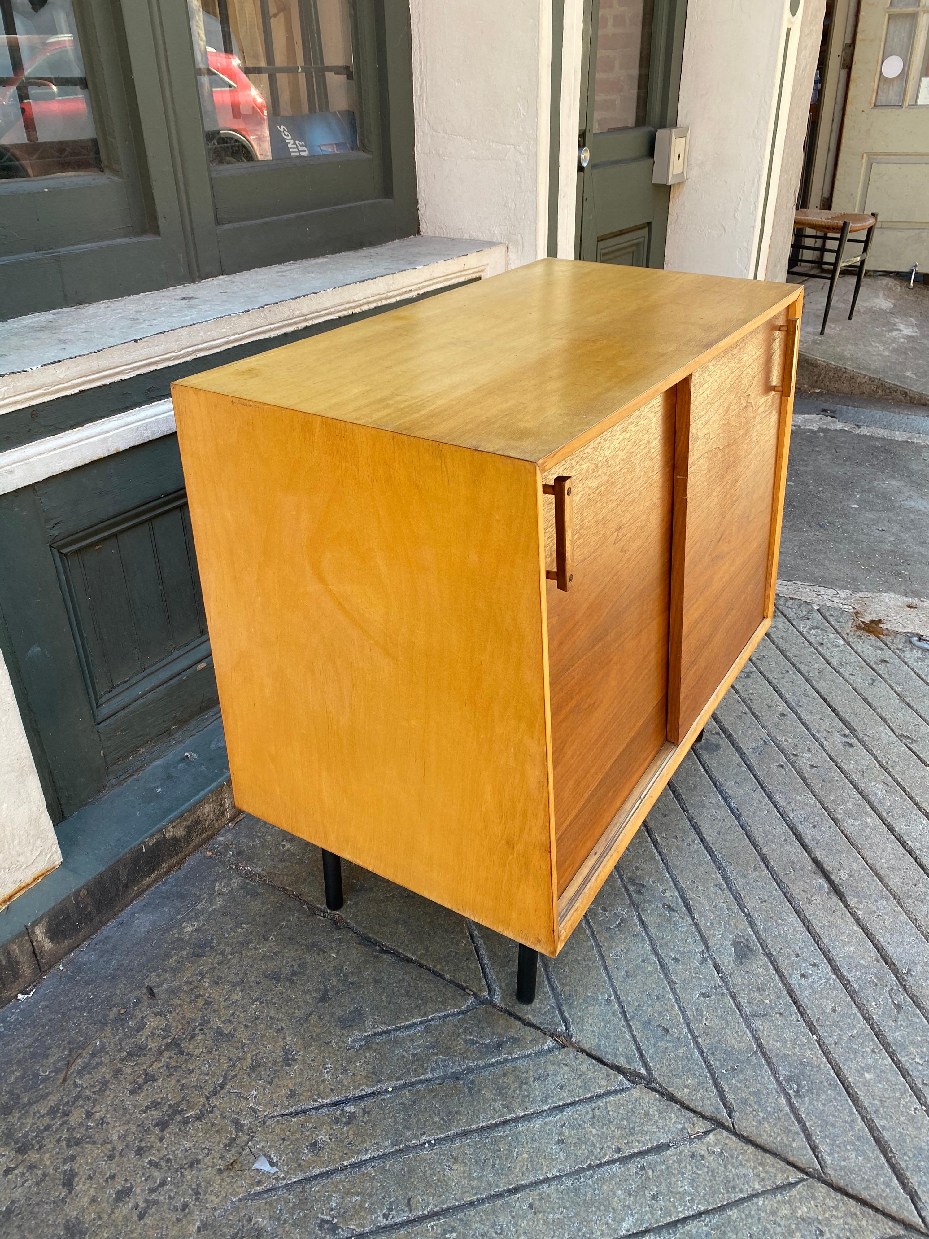 DesignCraft 2-Door Birch and Walnut Cabinet at 1stDibs | designcraft ...