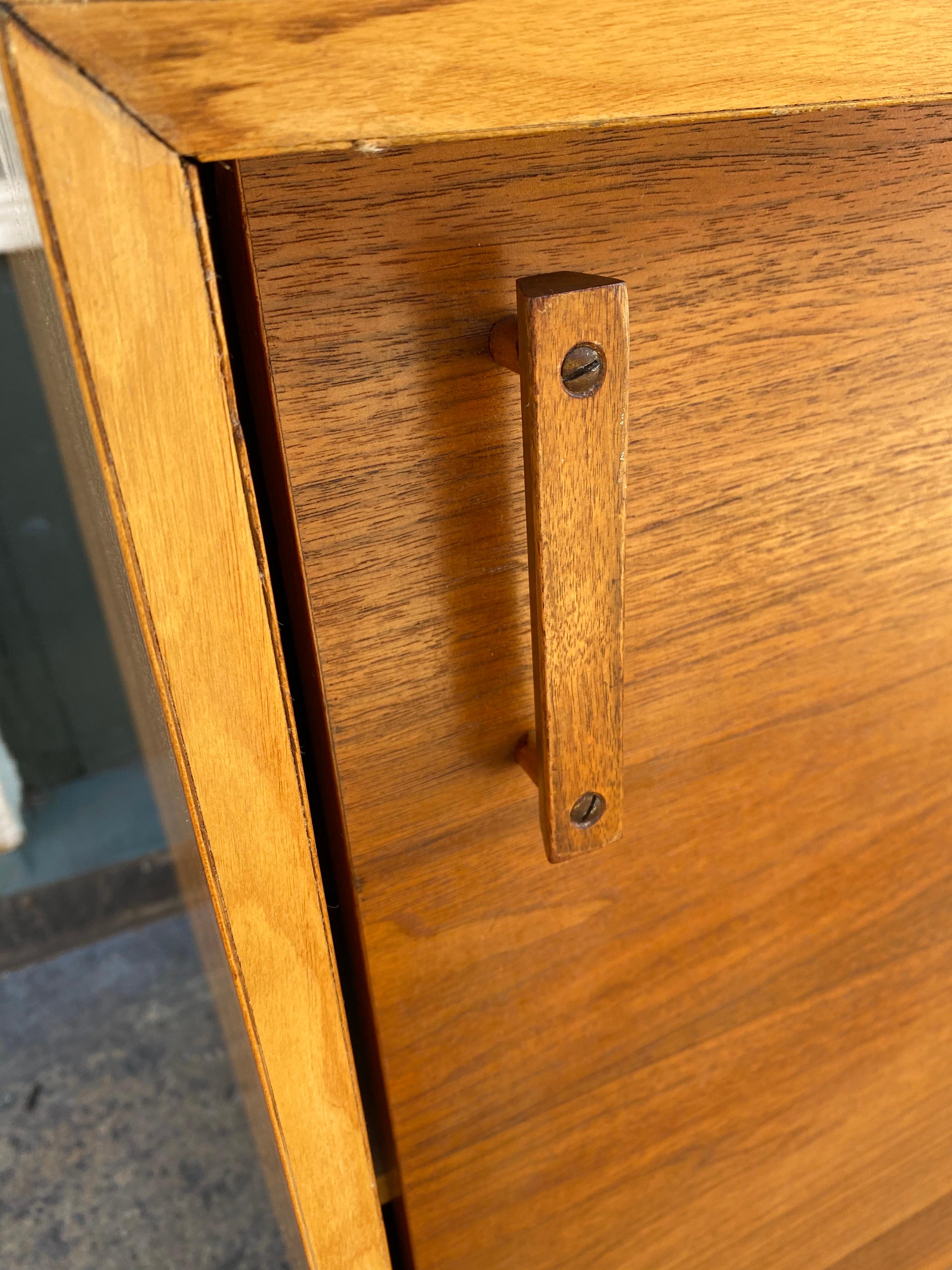 DesignCraft 2-Door Birch and Walnut Cabinet at 1stDibs | designcraft ...