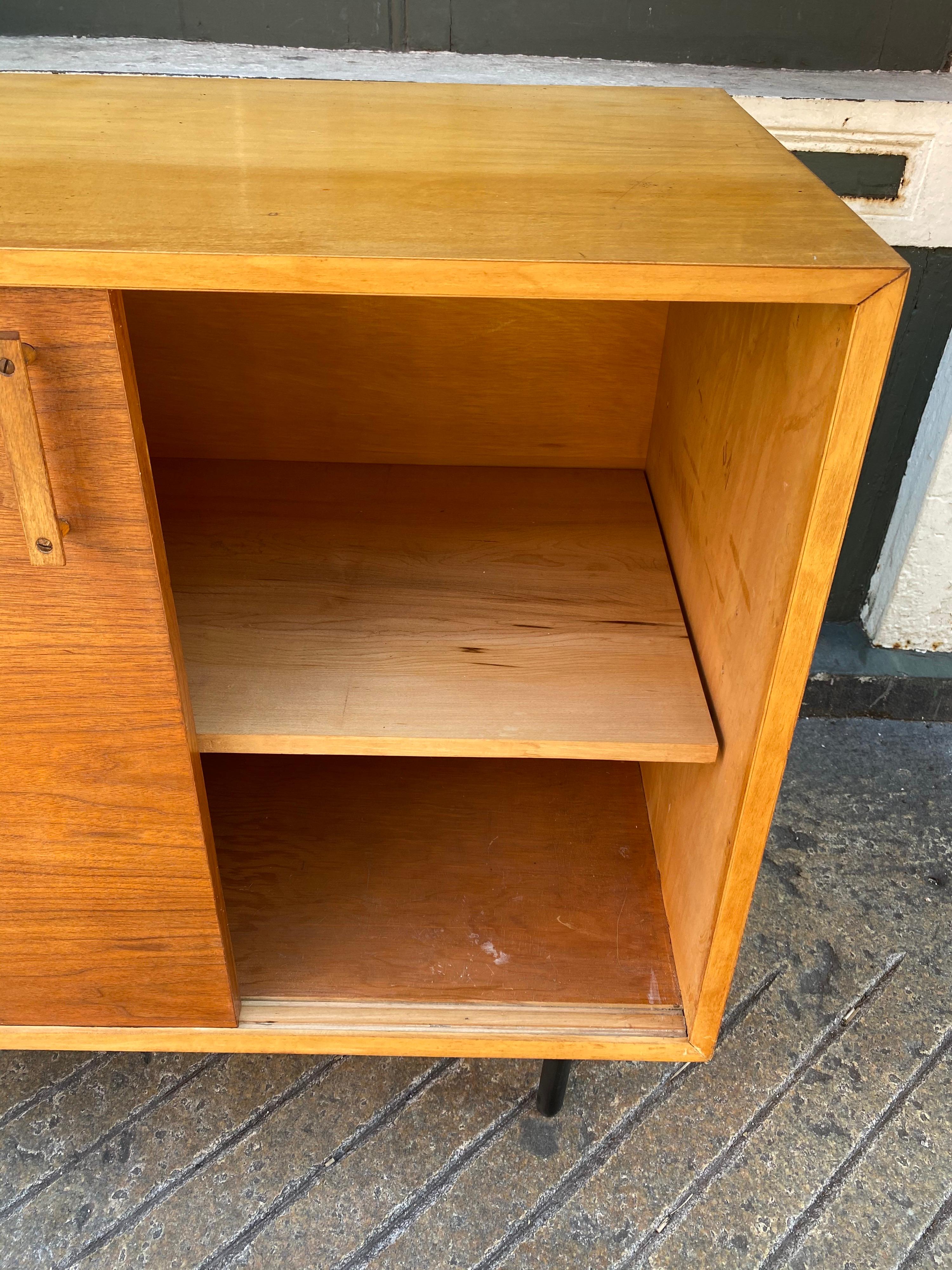 DesignCraft 2-Door Birch and Walnut Cabinet at 1stDibs | designcraft ...