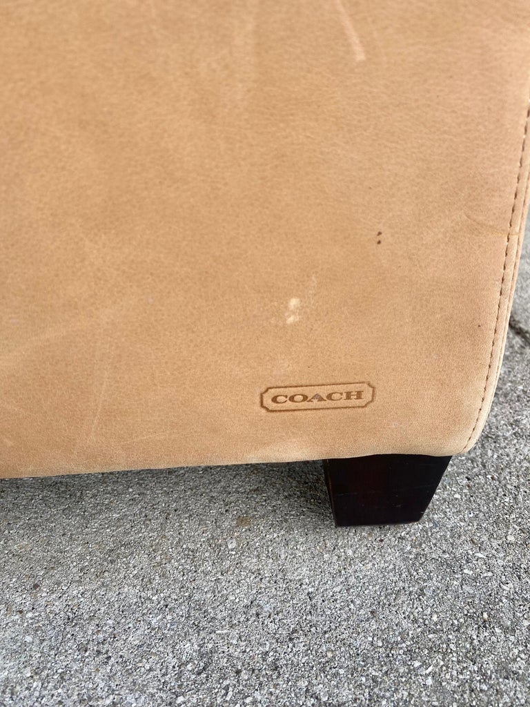 Designed by Coach, Inc. for Baker Natural Leather Curved Chair and ...