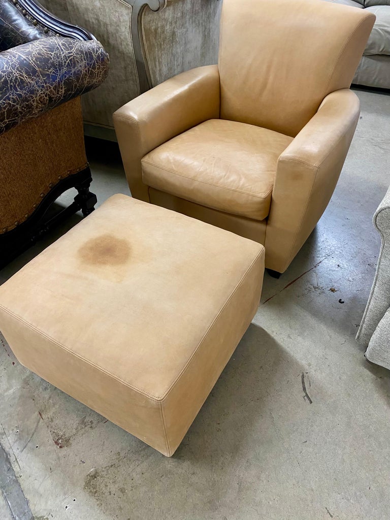 Designed by Coach, Inc. for Baker Natural Leather Curved Chair and ...