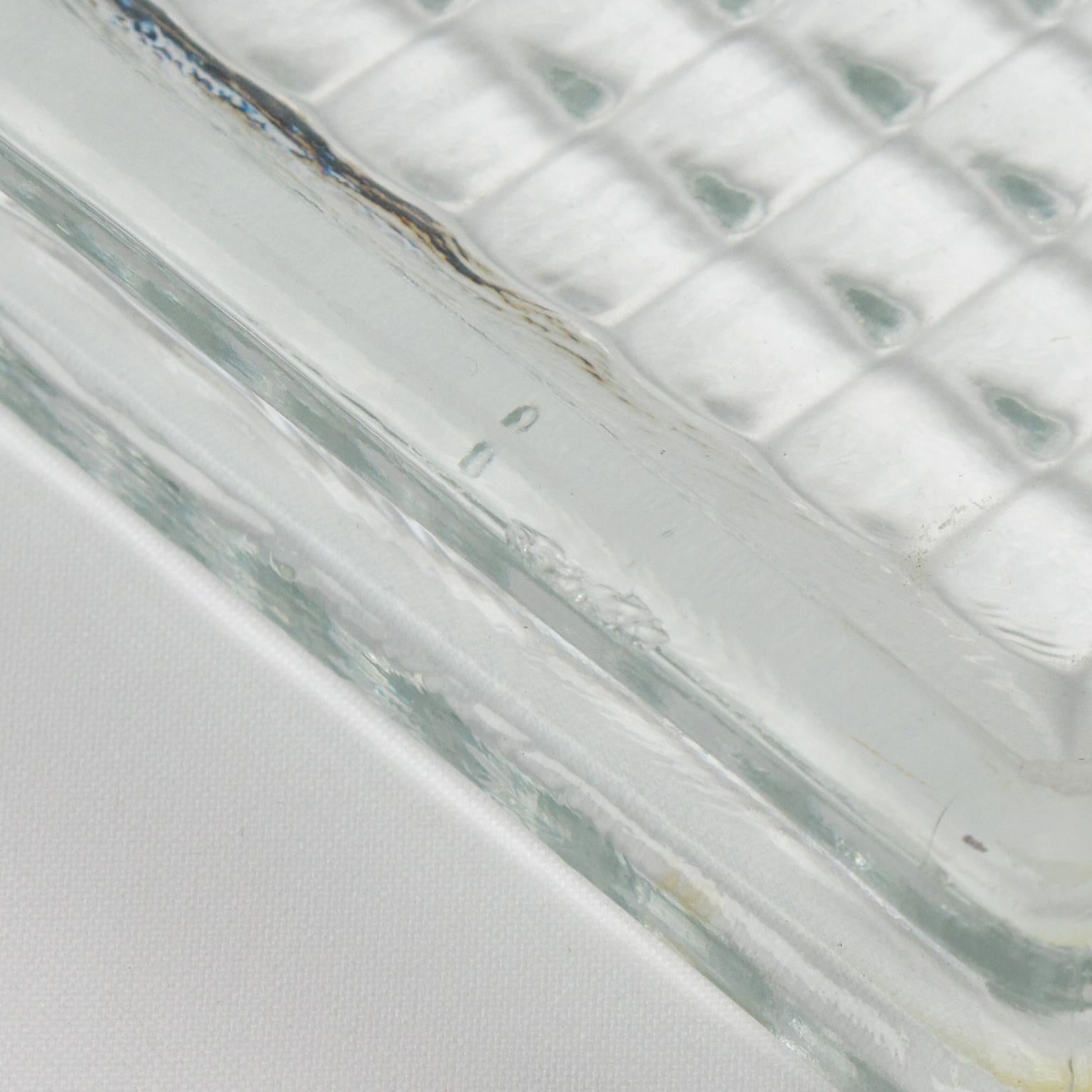 Designed by Le Corbusier for Lumax 1950s Nevada Molded Glass Desk Tidy ...