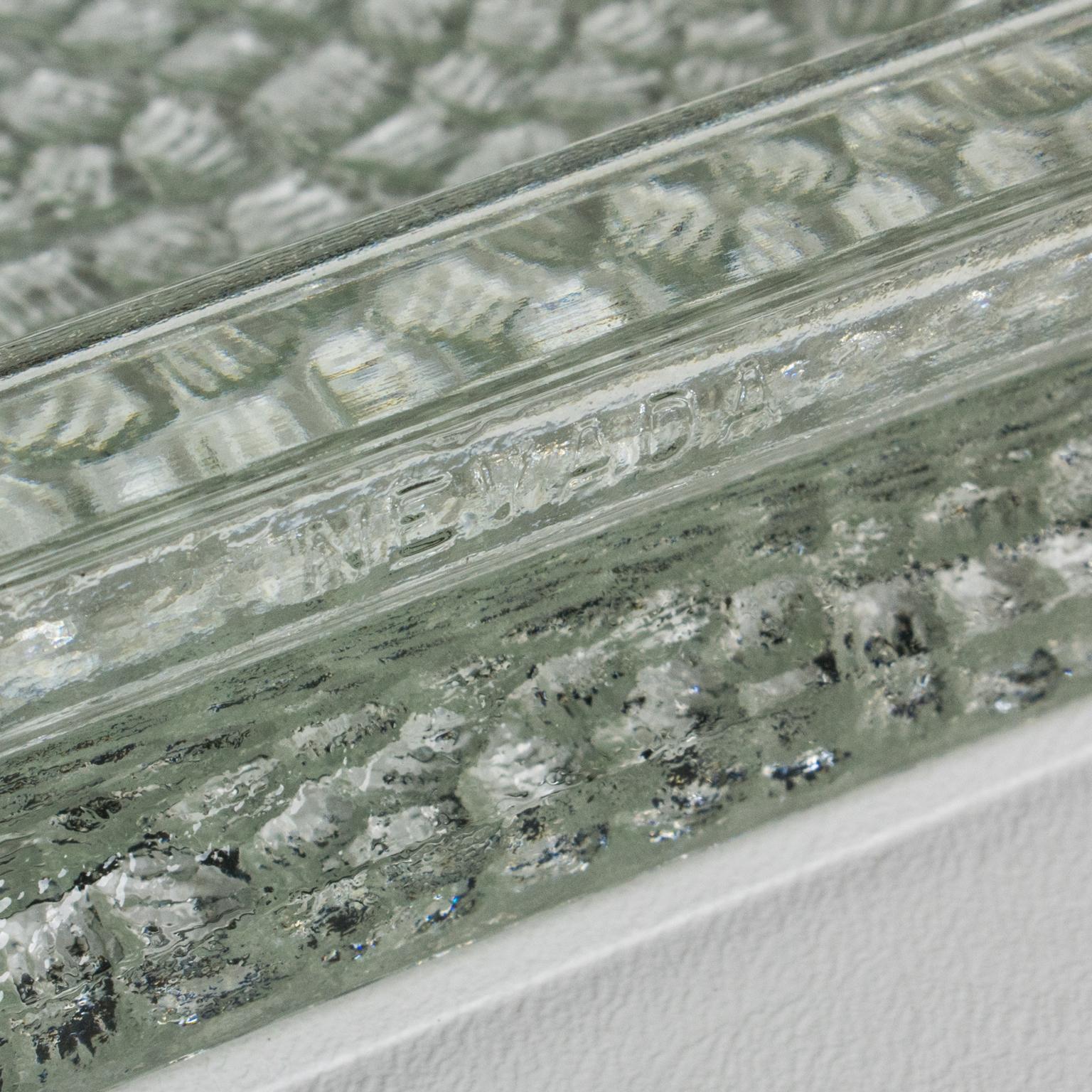Designed by Le Corbusier for Lumax Nevada Moulded Glass Desk Tidy ...