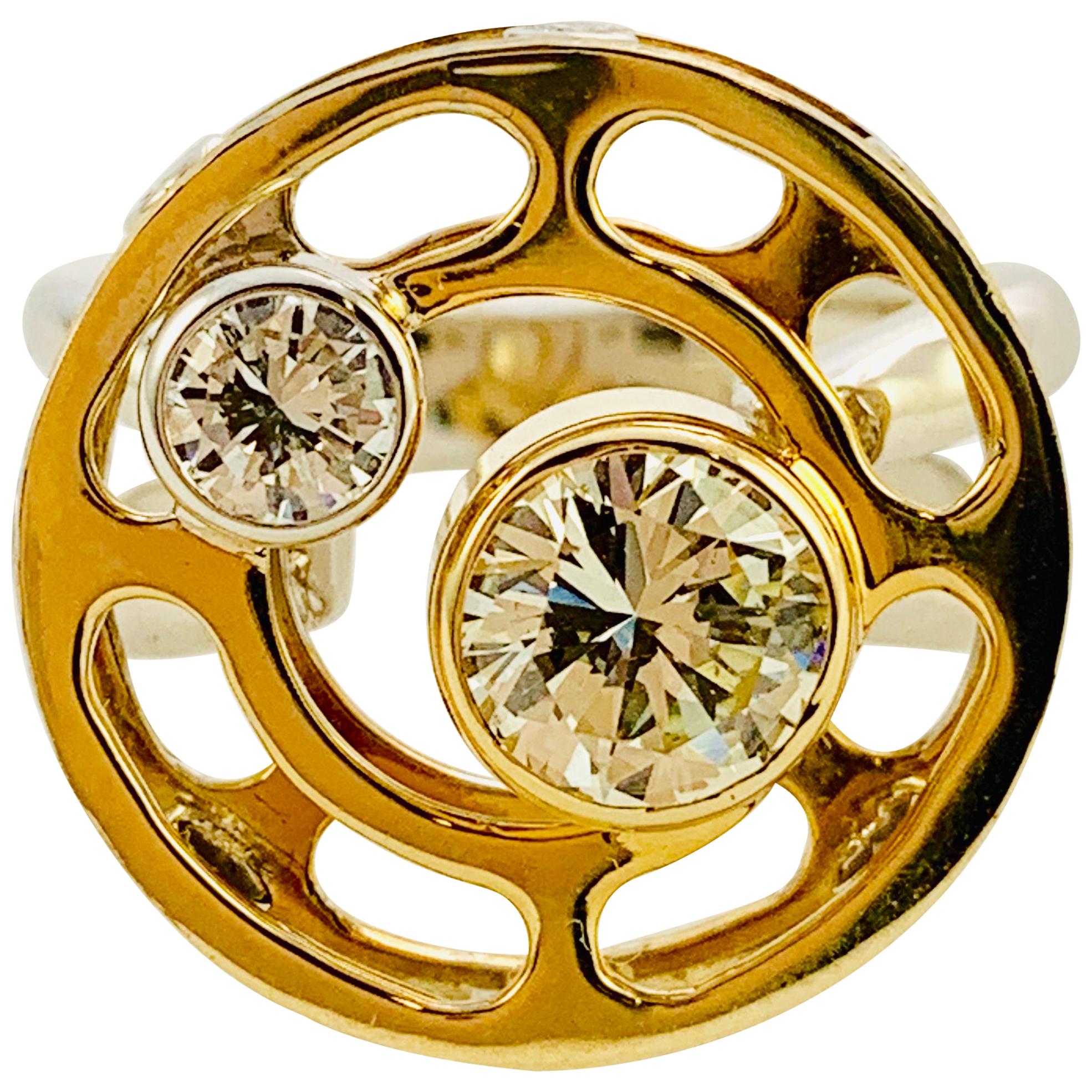 Diamond Ruby Gold and Masonic Shriner's Past Potentate Ring at 1stDibs ...