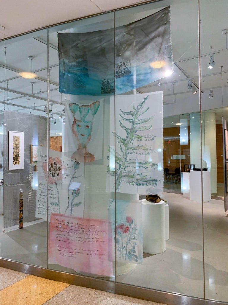 Desirée Alvarez - "Botanical Drawing of Colonialism", Ink painting on ...