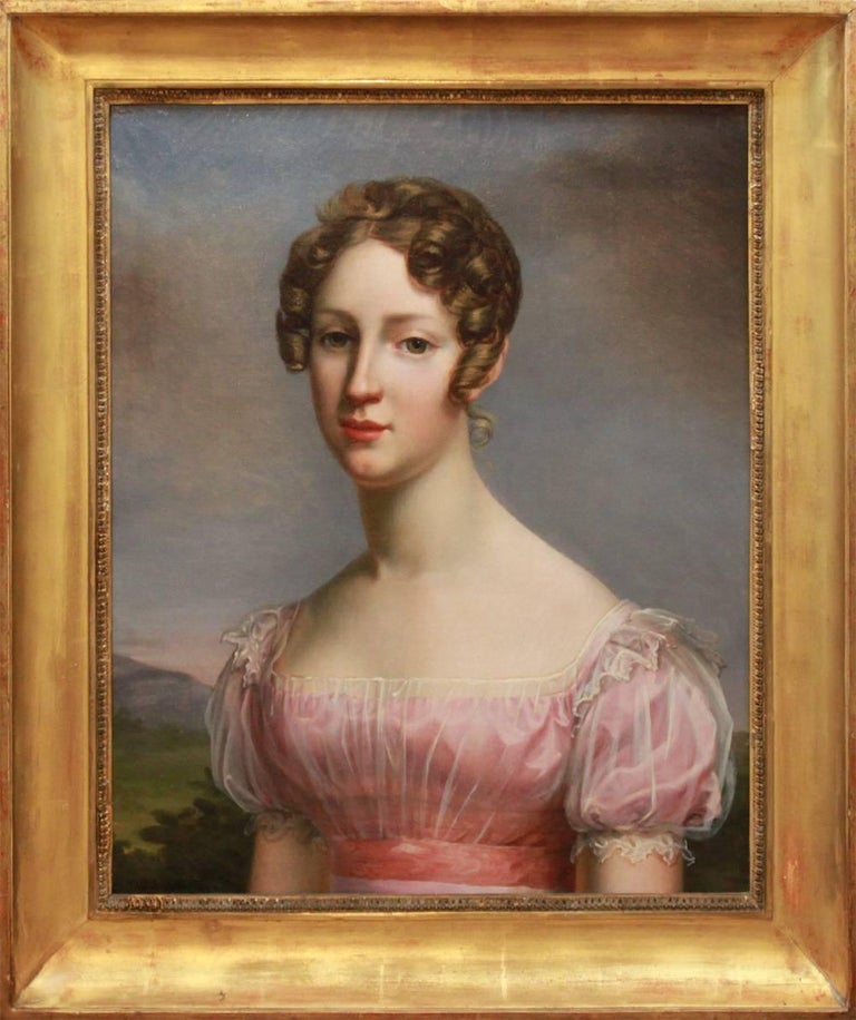 Désirée Charlotte Galiot (Sauvageot) - Empire Portrait dd. 1819 For ...