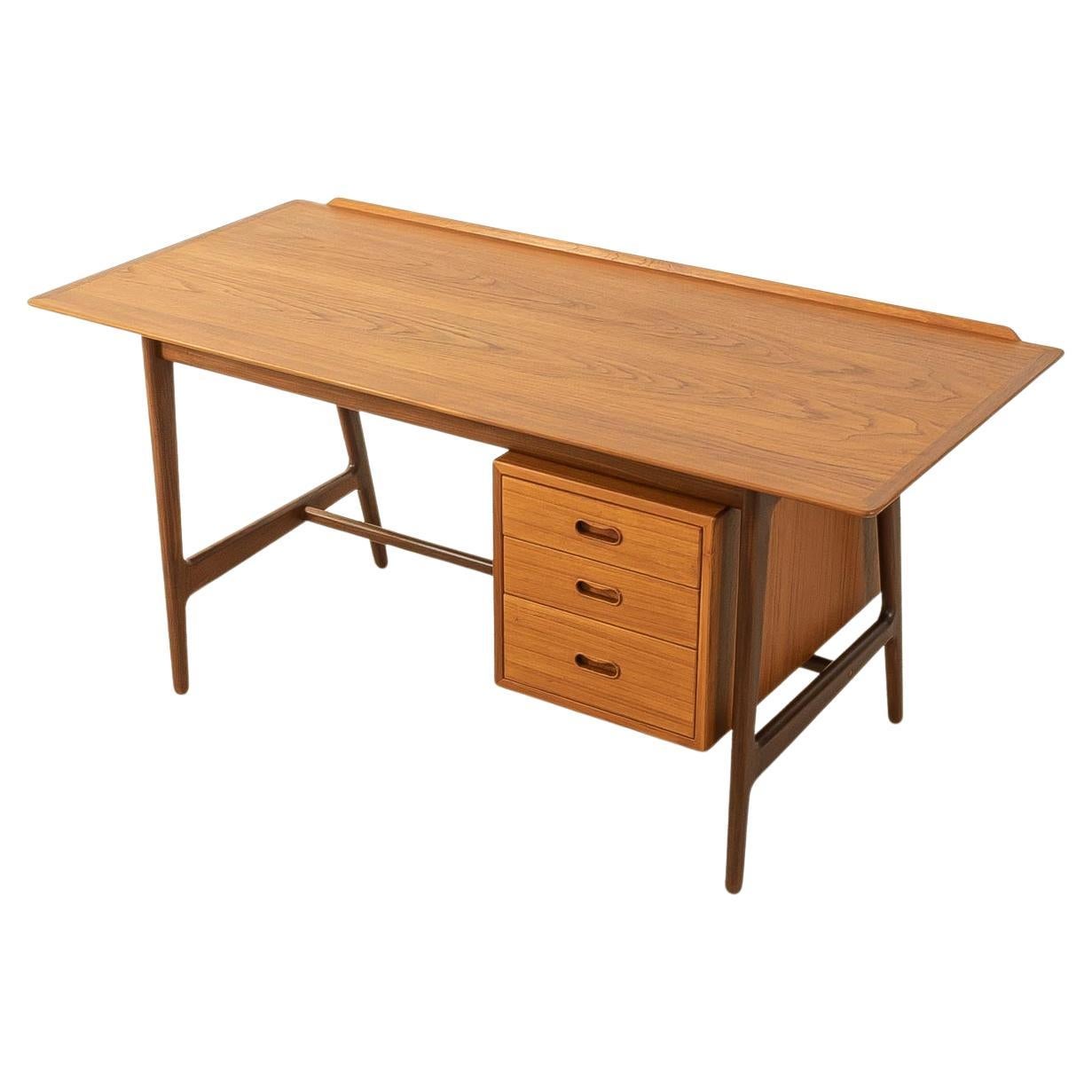 Arne Vodder Wood Drawers Sideboard Desk, Denmark, 1960 at 1stDibs
