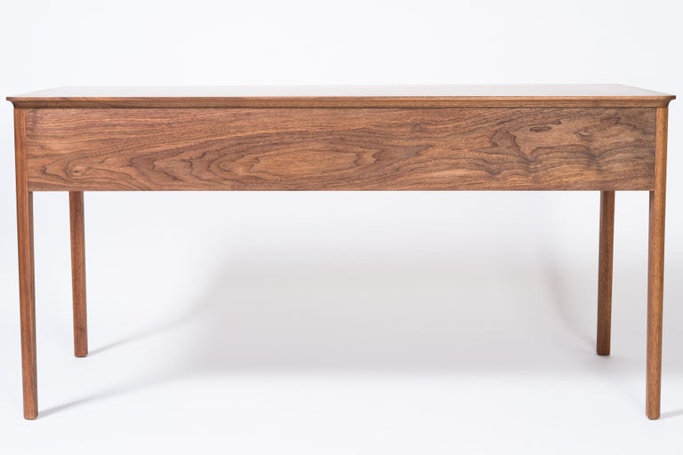 Basin Desk by Tretiak Works, Handmade Contemporary Walnut Brass For ...