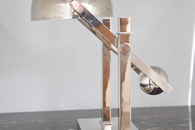 Desk or Table Lamp Designed by Jacques Adnet at 1stDibs
