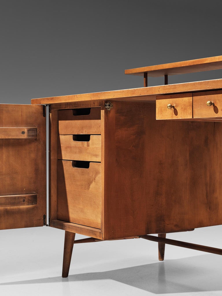 Desk Paul McCobb Desk in Maple, 1950s For Sale at 1stDibs | paul mccobb ...
