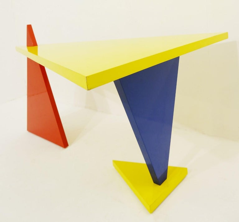 Desk/Table "Memphis" Style at 1stDibs