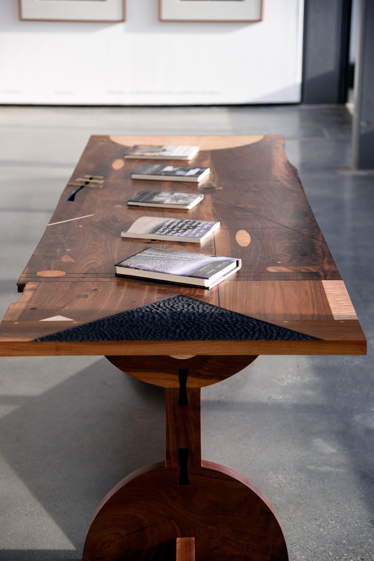 Desk with Inlays and Exquisite Sculptural Detailing, Poet's Desk For ...