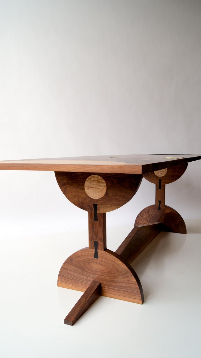 Desk with Inlays and Exquisite Sculptural Detailing, Poet's Desk For ...