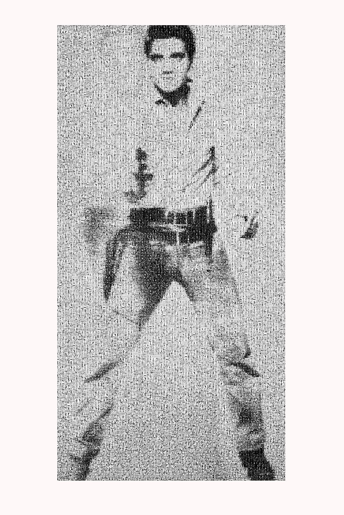 Destro - ELVIS by WARHOL ICONS Exhibition Print PHOTOMOSAIC PHOTOGRAPHY ...