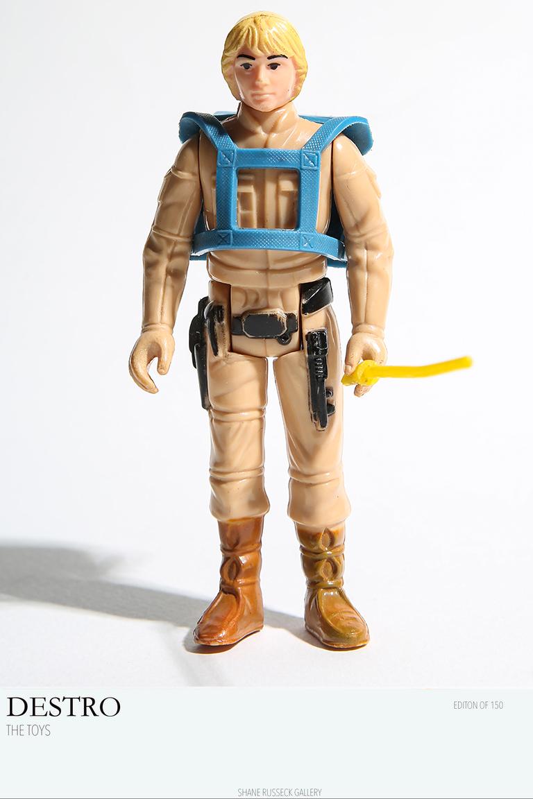Destro - THE TOYS Gallery Exhibition Poster- LUKE SKYWALKER Star Wars ...
