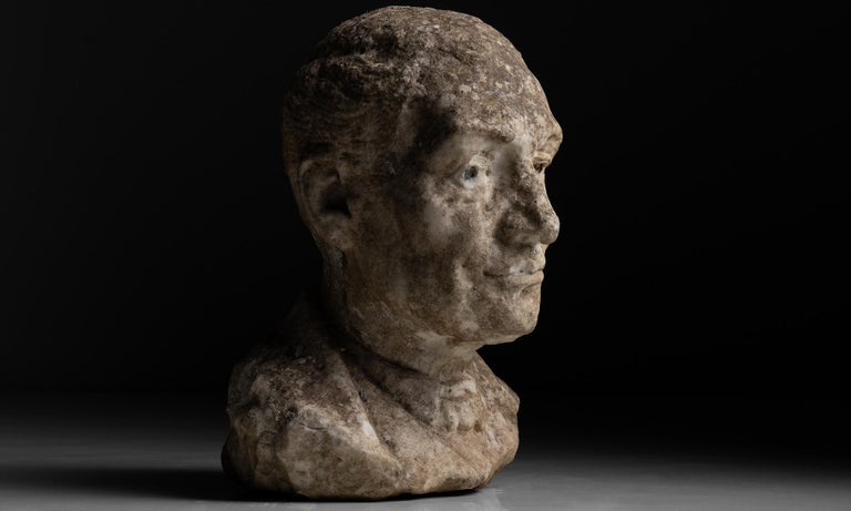 Detailed Marble Bust, France, circa 1880 For Sale at 1stDibs