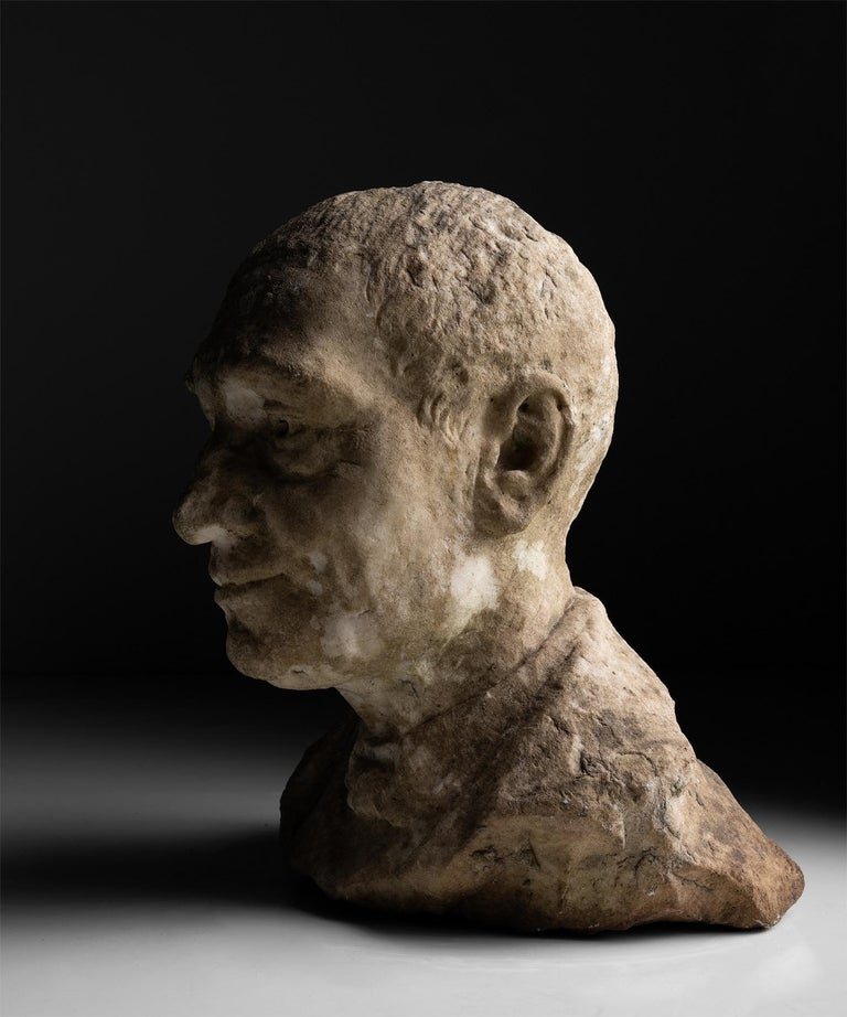 Detailed Marble Bust, France, circa 1880 For Sale at 1stDibs