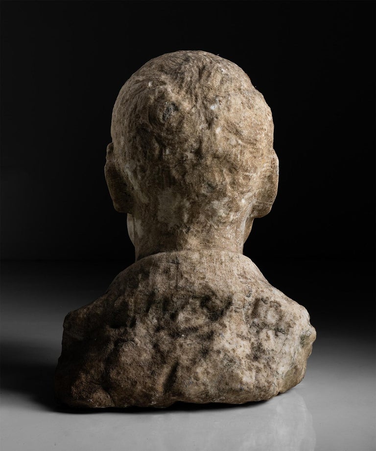 Detailed Marble Bust, France, circa 1880 For Sale at 1stDibs