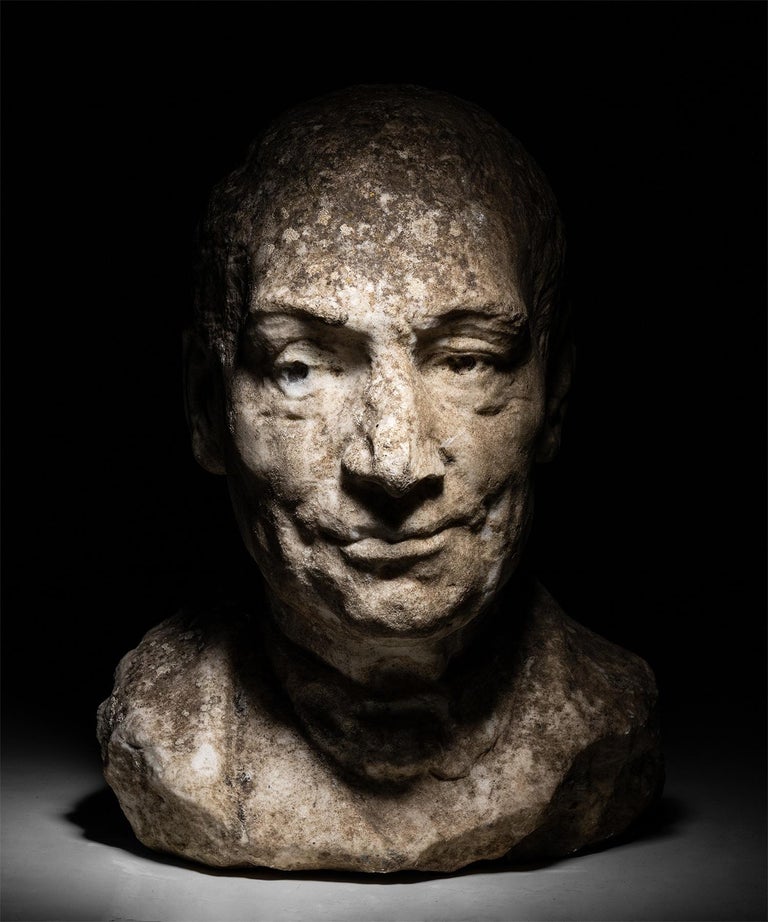 Detailed Marble Bust, France, circa 1880 For Sale at 1stDibs