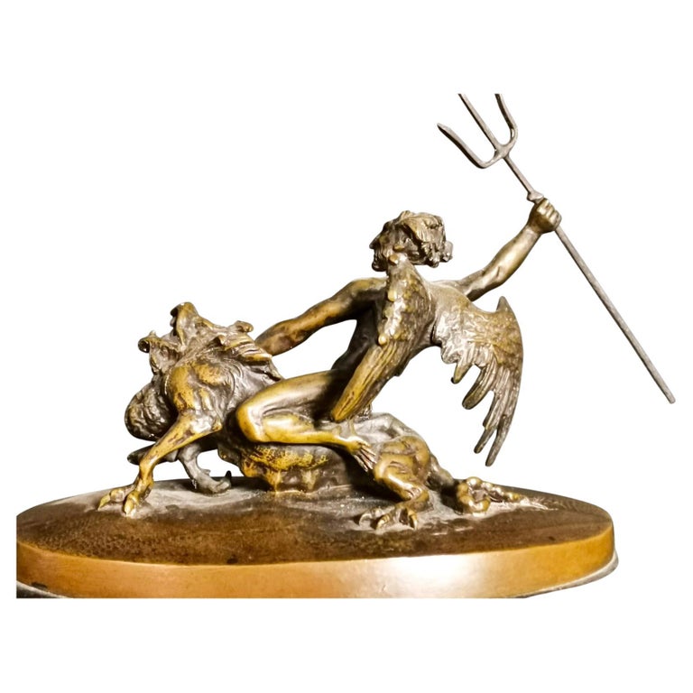 Devil in Bronze, 19th Century For Sale at 1stDibs