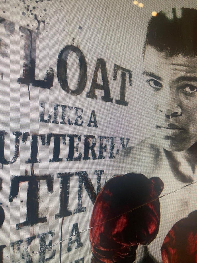 Devin Miles - ALI - contemporary mixed media original pop art icons ...