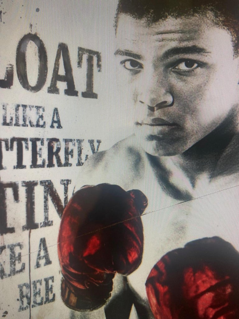 Devin Miles - ALI - contemporary mixed media original pop art icons ...