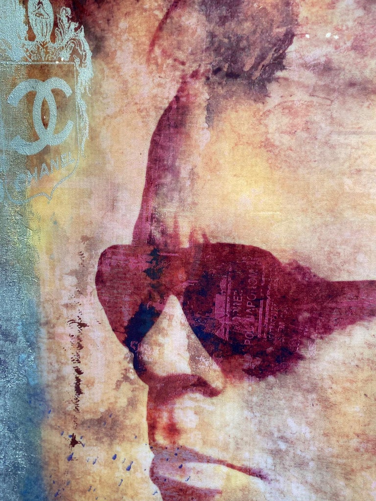 Devin Miles - Karl Lagerfeld - contemporary mixed media original pop ...