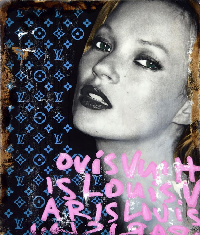 Devin Miles - Kate - contemporary mixed media original pop art icons ...