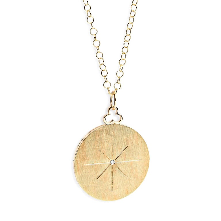 Devon Woodhill Large North Star Modern Locket For Sale at 1stDibs ...
