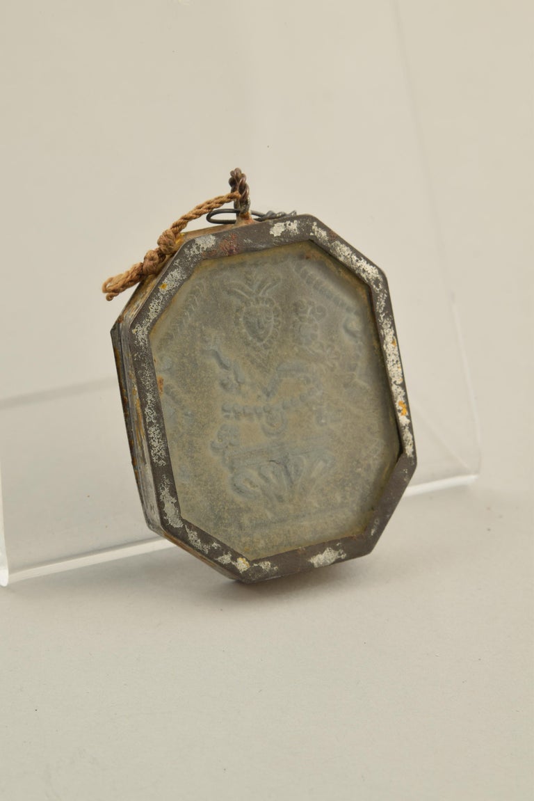 Devotional Medal with Inquisition Heraldry, Metal, Stone, Spain, 17th ...