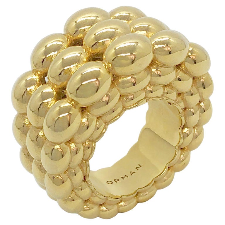 Customizable Dew Gold Ring For Sale at 1stDibs
