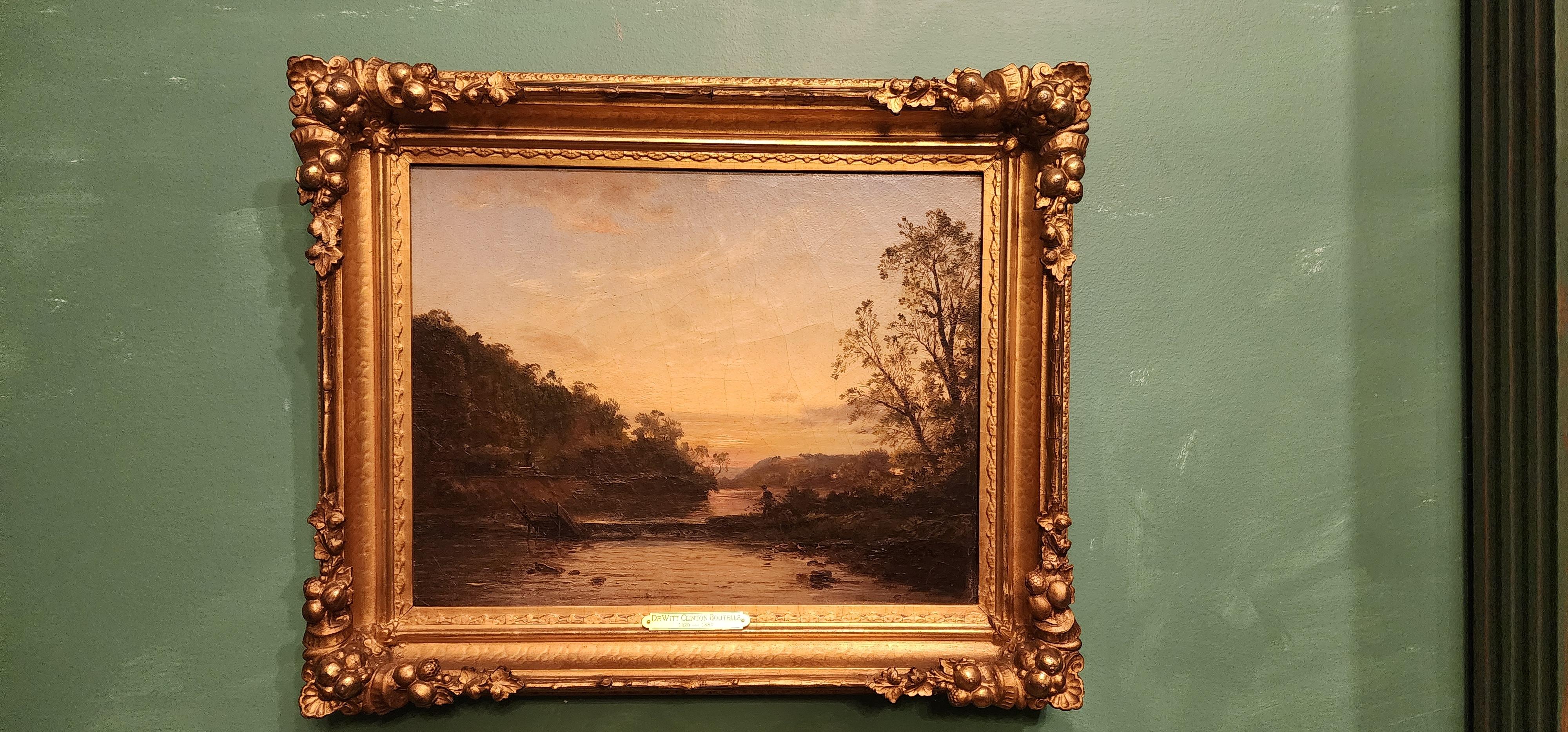Dewitt Clinton Boutelle - Fishing by the Stream For Sale at 1stDibs