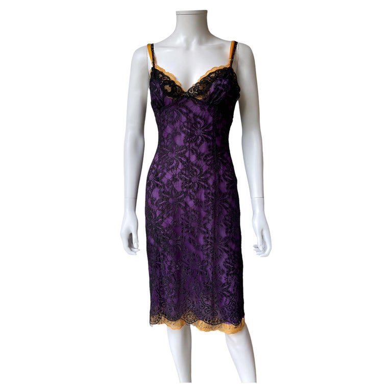 D&G Bodycon Bicolore Lace Dress at 1stDibs