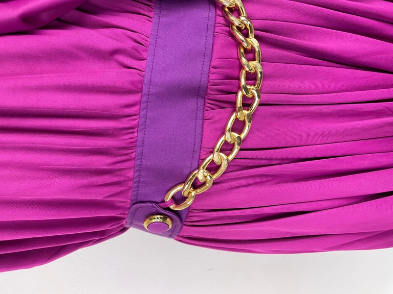 D&G Greek Purple Dress S/S 2007 For Sale at 1stDibs