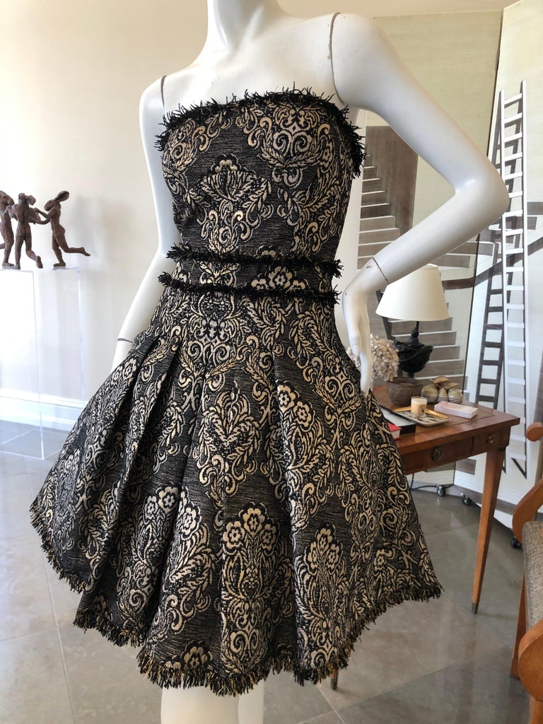 D&G Strapless Mini Ball Gown with Full Corset and Petticoats by Dolce ...