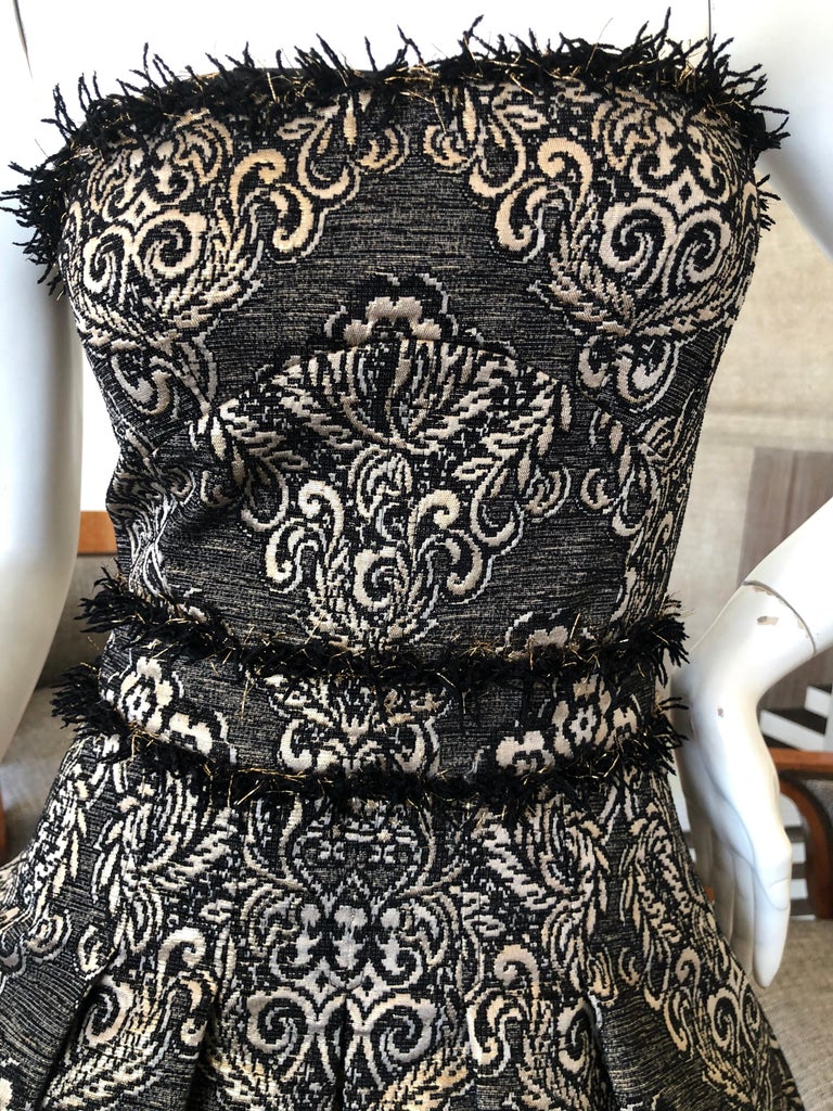 D&G Strapless Mini Ball Gown with Full Corset and Petticoats by Dolce ...