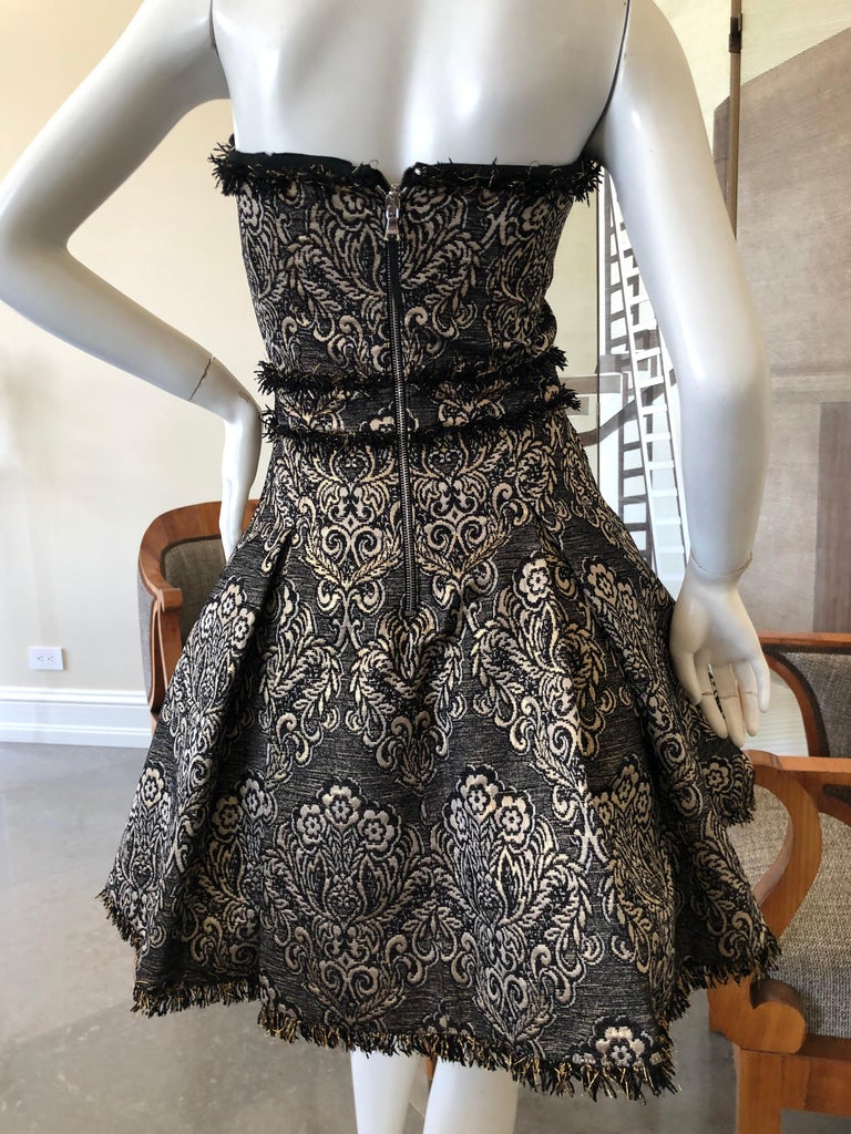 D&G Strapless Mini Ball Gown with Full Corset and Petticoats by Dolce ...