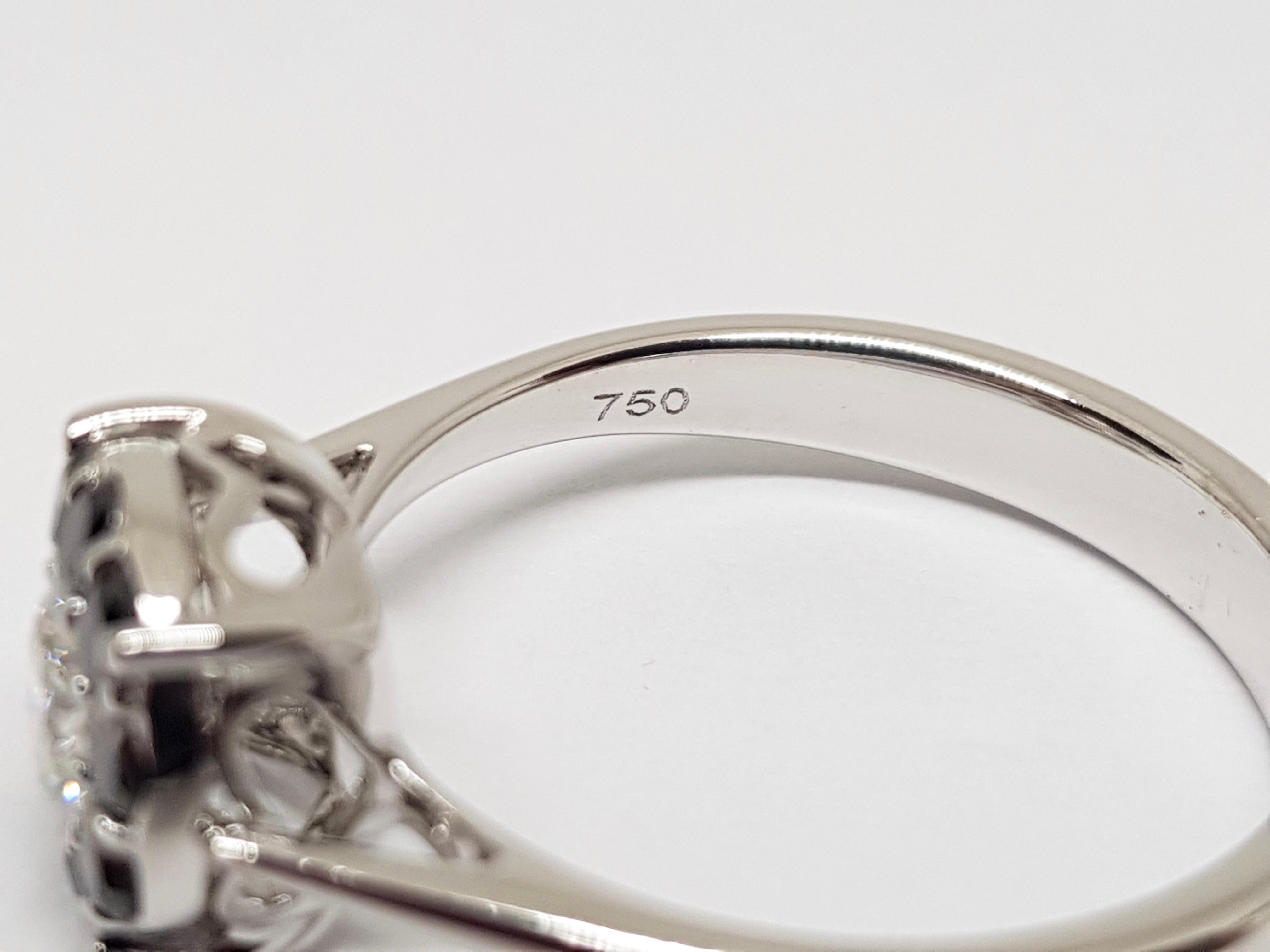 Dhamani Diamond Engagement Ring For Sale at 1stDibs