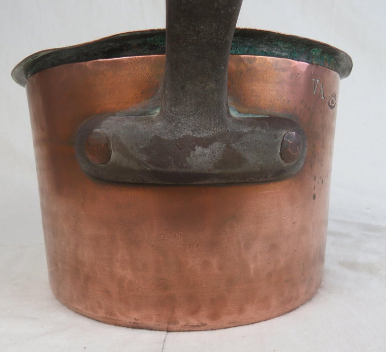 Dh&M, Duparquet, Copper Saucepan. W/ Lid, New York N.Y., 43-45 Wooster ...