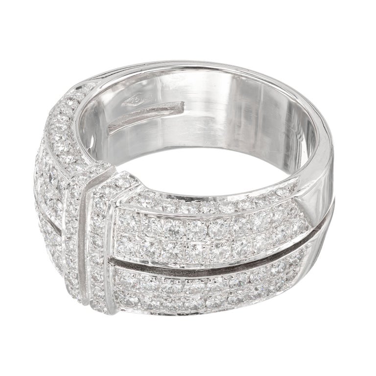 Di Modolo 1.72 Carat Diamond White Gold Quadria Band Ring at 1stDibs ...