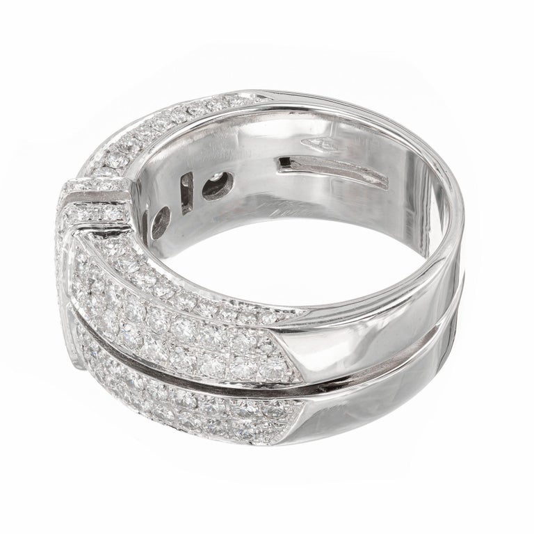 Di Modolo 1.72 Carat Diamond White Gold Quadria Band Ring at 1stDibs ...