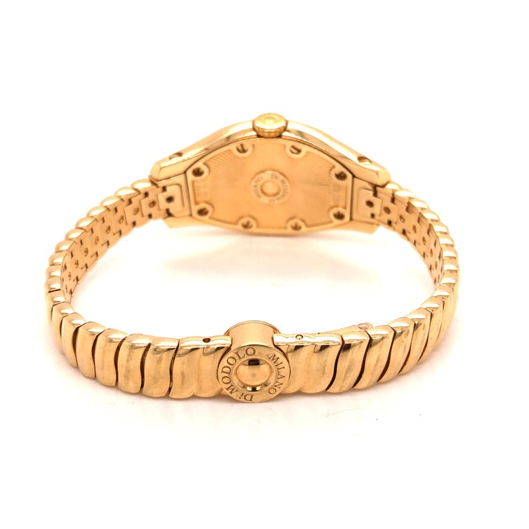 Di Modolo 18 Karat Yellow Gold Diamond Ladies Tempia Watch For Sale at ...