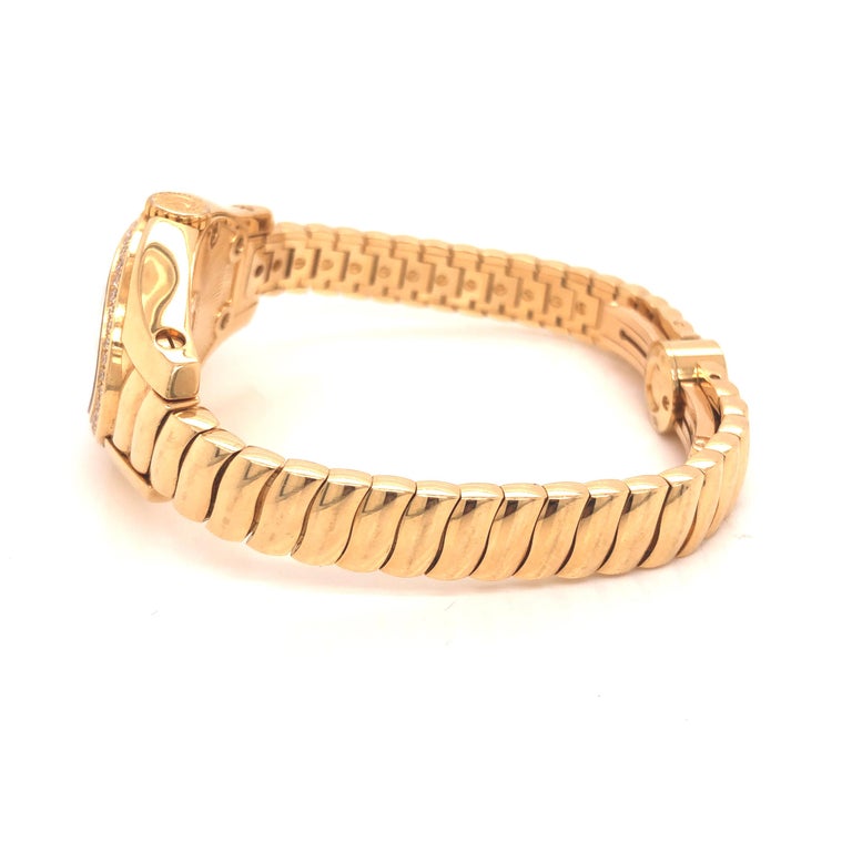 Di Modolo 18 Karat Yellow Gold Diamond Ladies Tempia Watch For Sale at ...