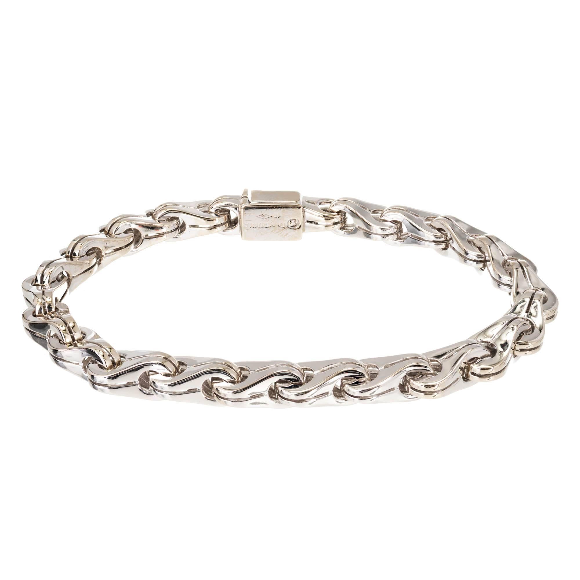 Di Modolo Men’s Diamond Gold Large Link Bracelet at 1stDibs | di modolo ...