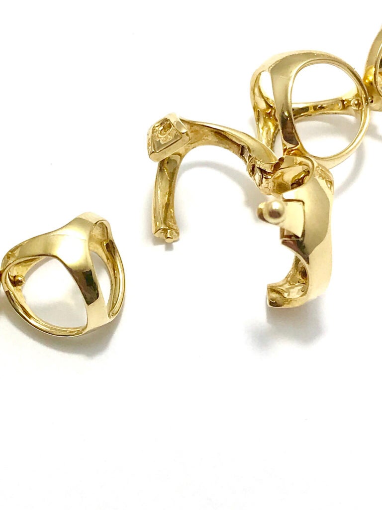 Di Modolo Triadra Diamond 18 Karat Yellow and White Gold Necklace at ...