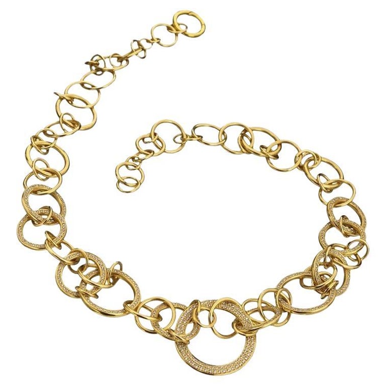 Di Modolo Yellow Gold Tempia Necklace For Sale at 1stDibs