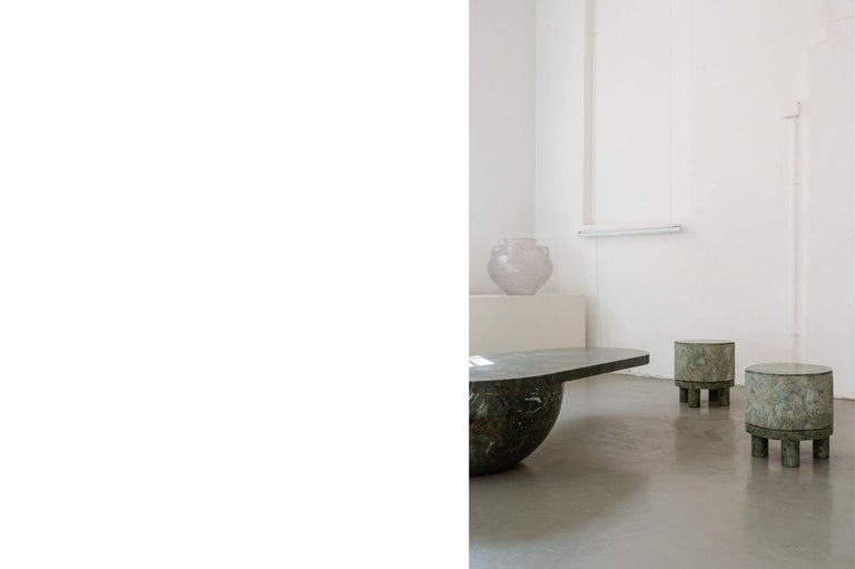 Diabase Volcanic Rock Side Table, Unique Hand-Sculpted, Rooms For Sale ...