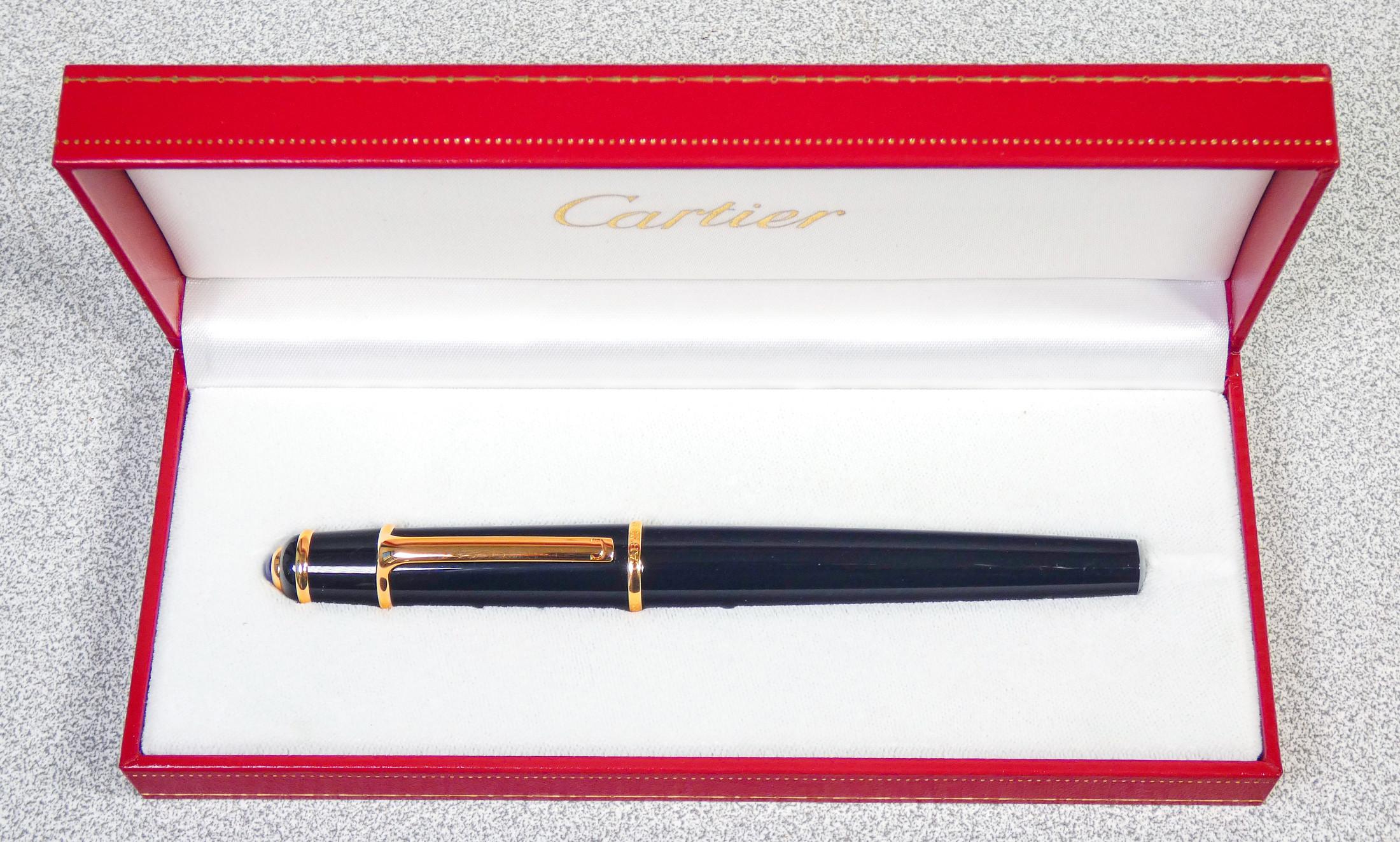"Diabolo" De CARTIER fountain pen, Stylo Plume M. France, 1970s/80s For ...