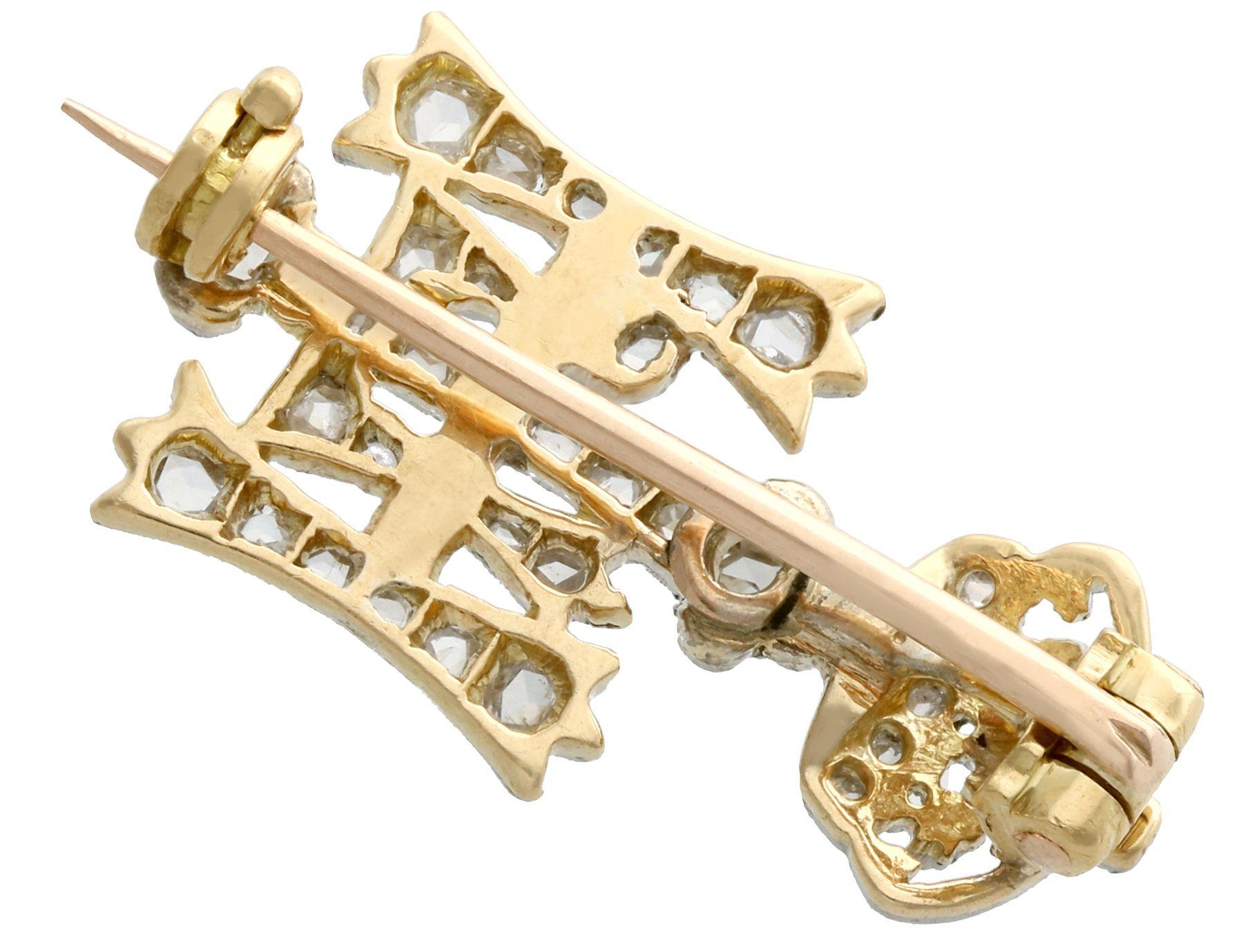 Antique Diamond and White Gold Highland Light Infantry Brooch, Circa ...