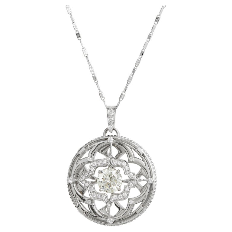 Diamond 18k Custom Design Pendant For Sale at 1stDibs